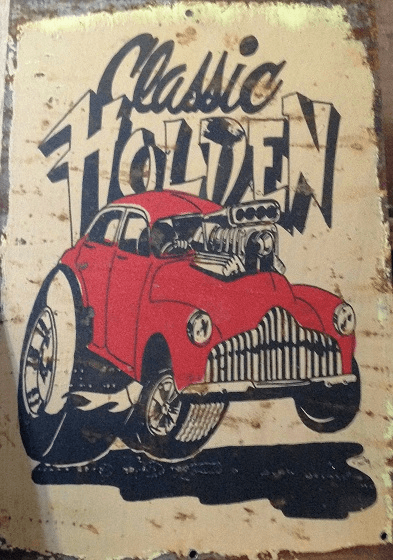 Holden Classic Metal Sign 20 x 30 cm – Tin Sign Factory Australia